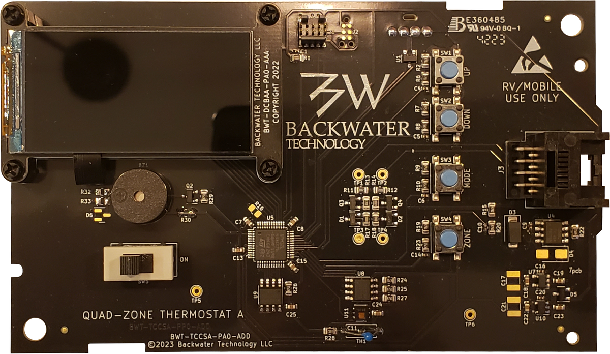 Backwater Technology TCCSA Thermostat (Latest Revision, PCB Only ...